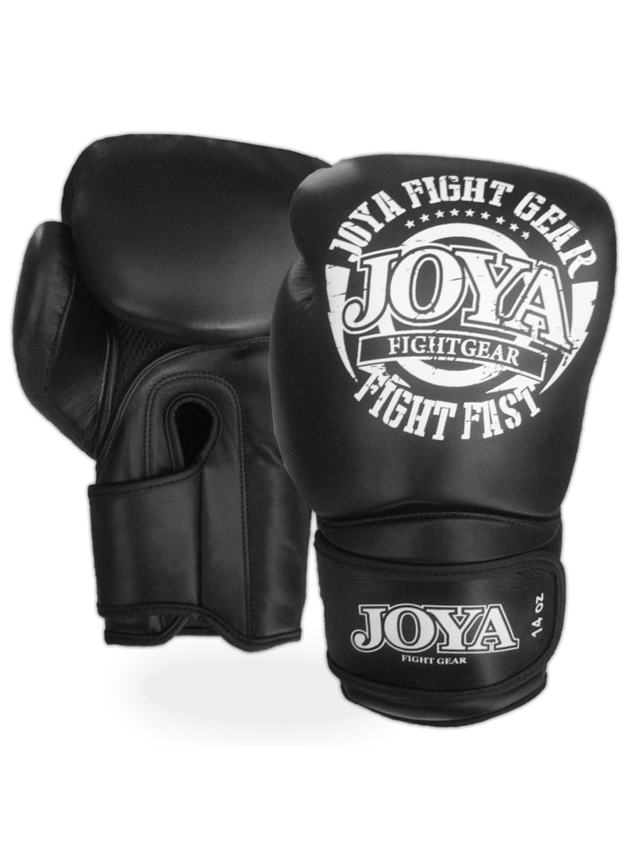 Joya Fight Gear Fast Black Kick Boxing Glove | Genuine Leather FF0091 ...